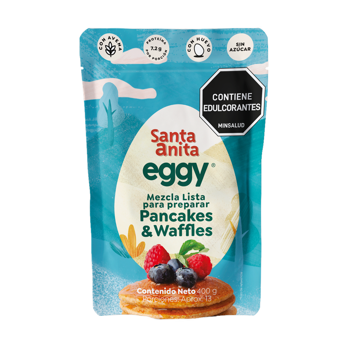 Santa Anita Eggy Mezcla lista para preparar Pancakes & Waffles x 400gr ...